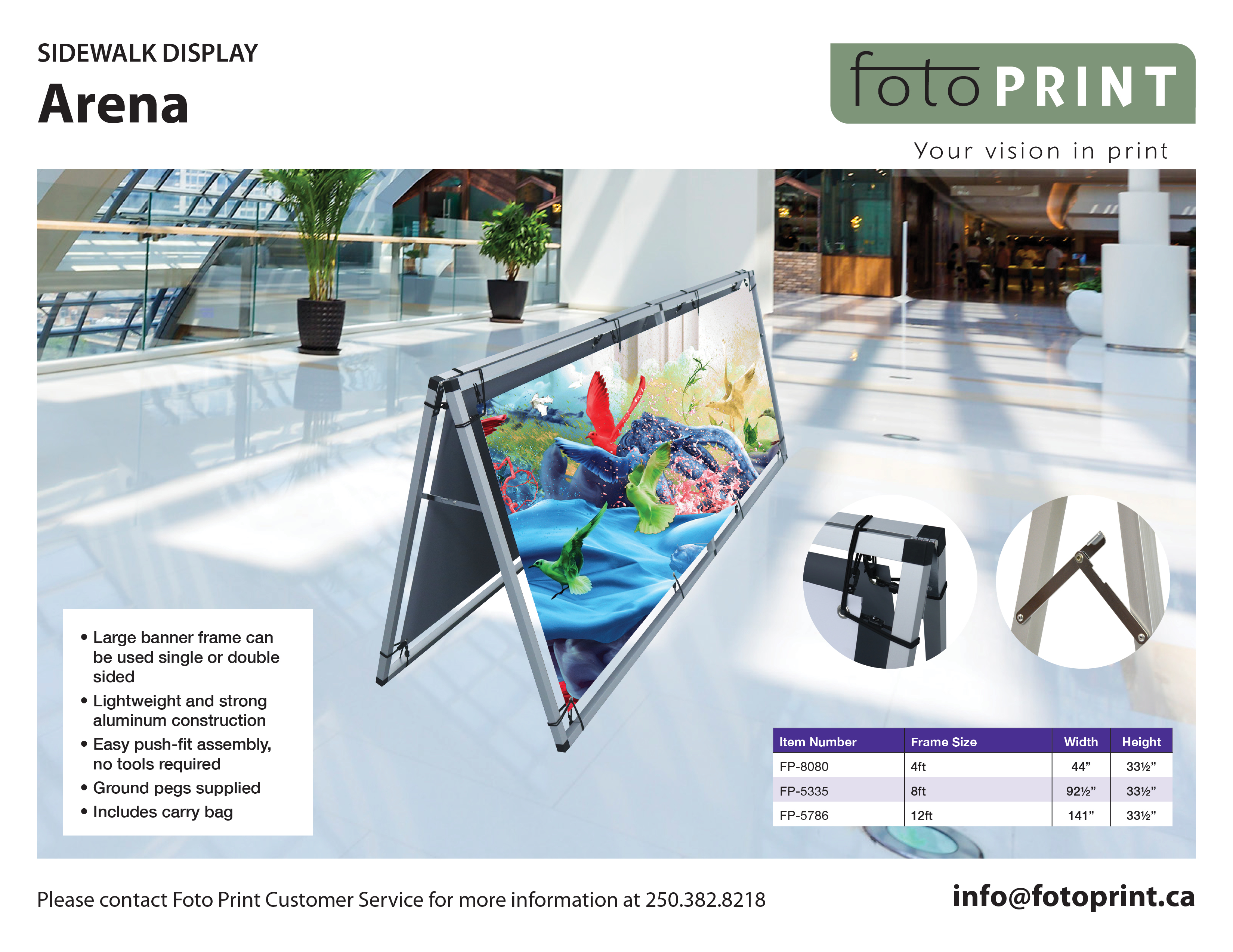 Outdoor Display Signs & Stands - FOTO PRINT - Your Vision in Print