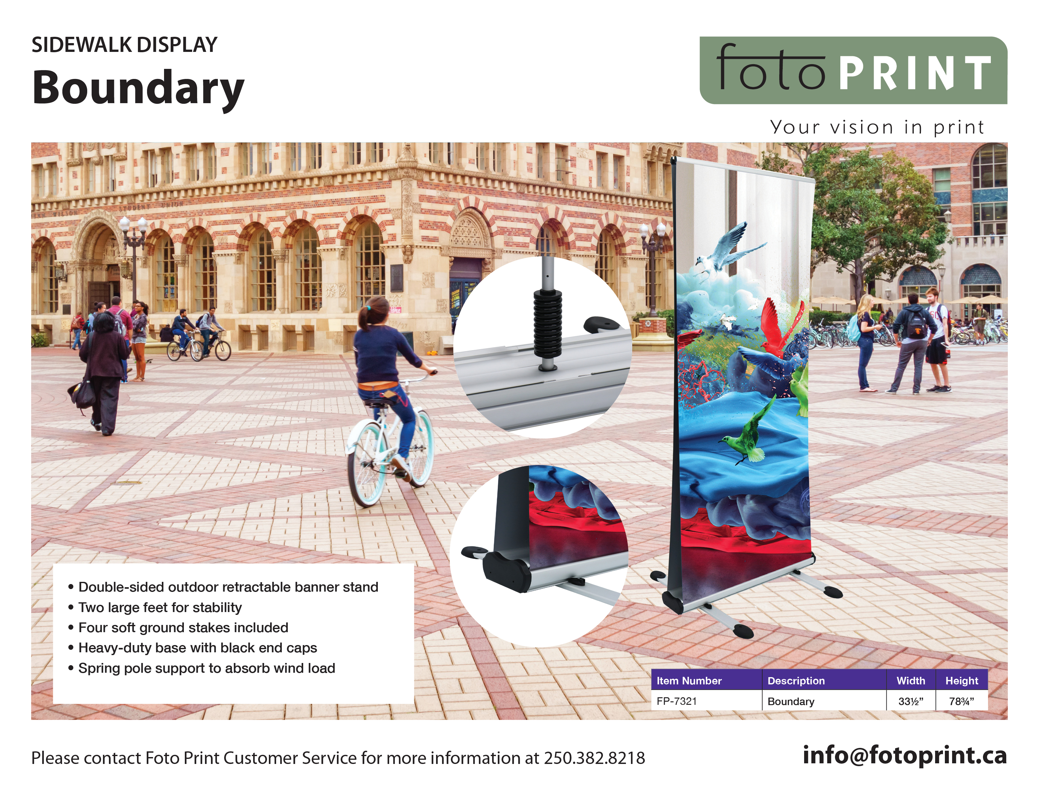 Outdoor Display Signs & Stands - FOTO PRINT - Your Vision in Print