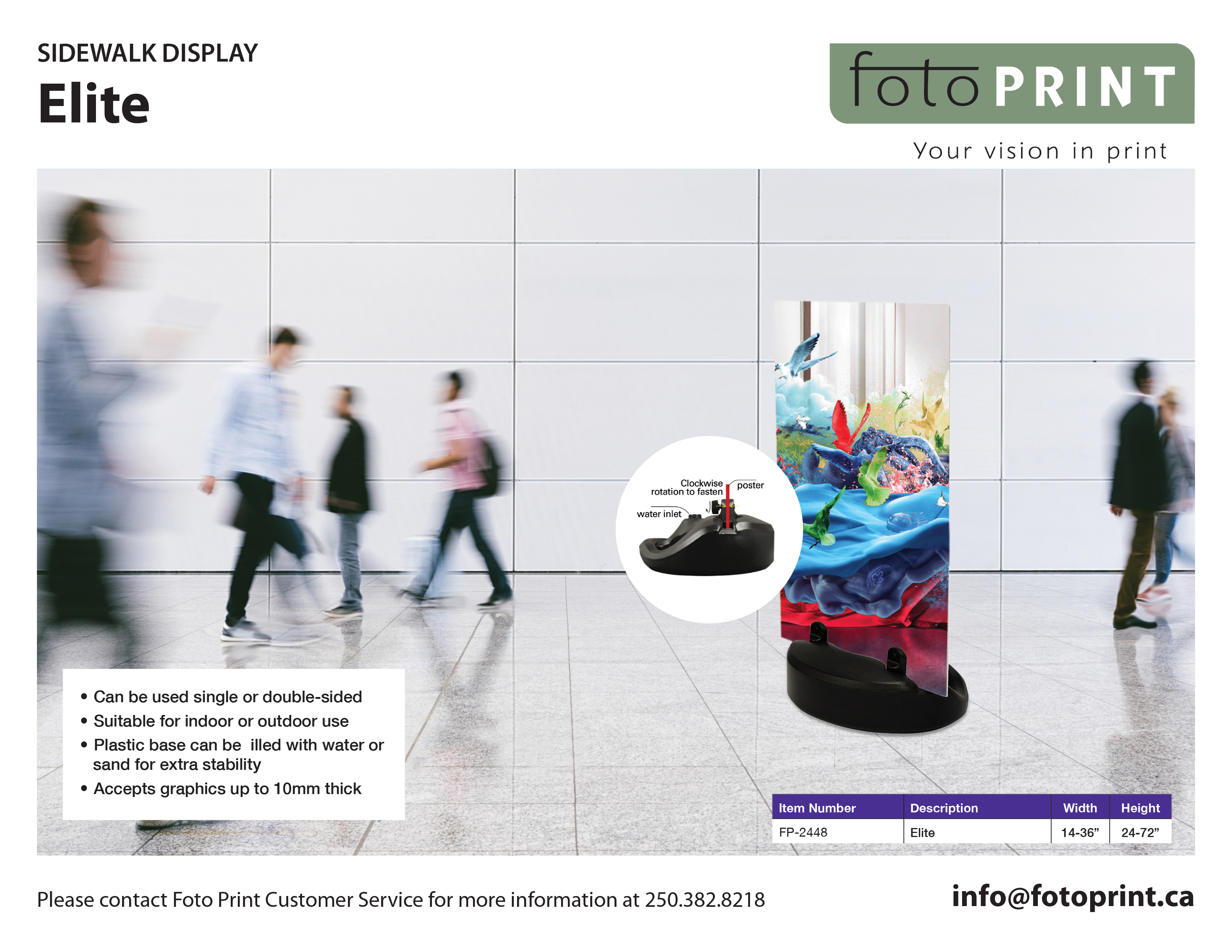 Outdoor Display Signs & Stands - FOTO PRINT - Your Vision in Print